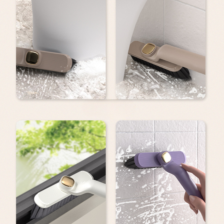 Multifunctional Rotating Cleaning Brush 2-in-1 Kitchen Bathroom Brush ...