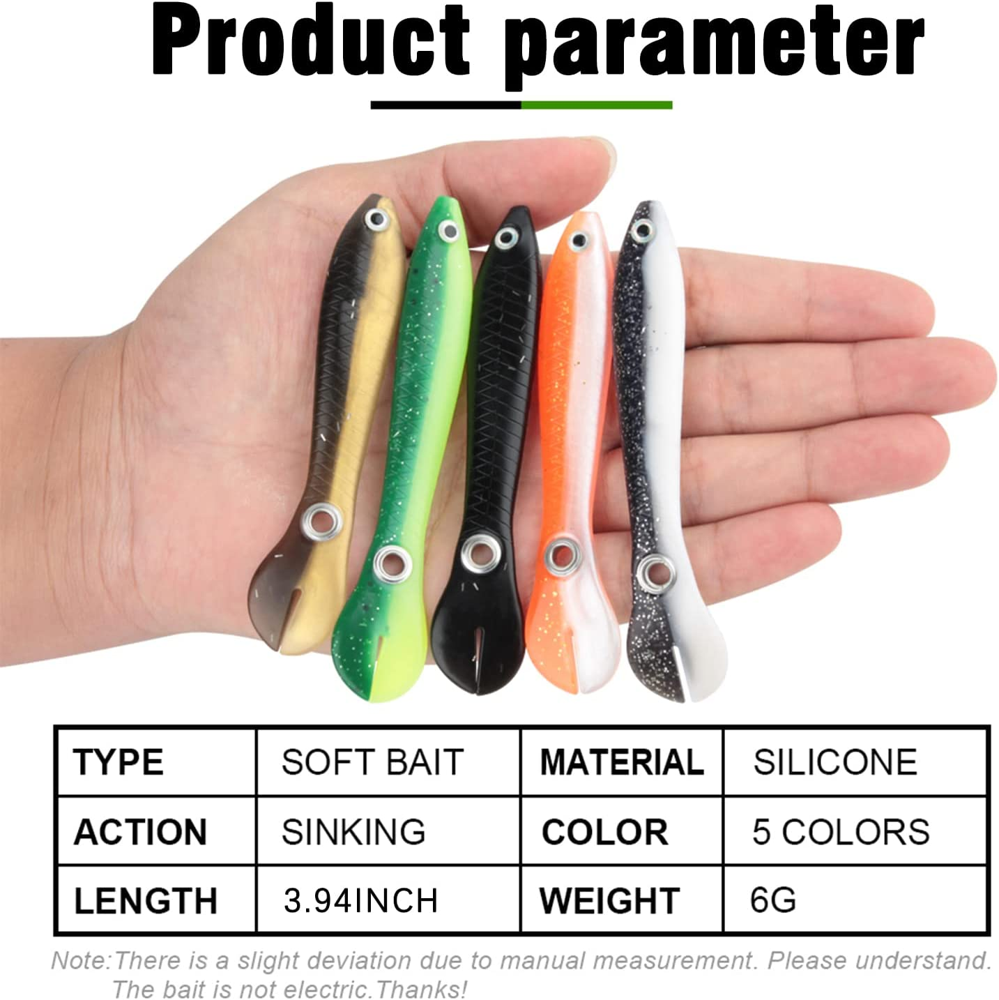 Soft Bionic Fishing Lures 5PCS/Set – Wholesalesend
