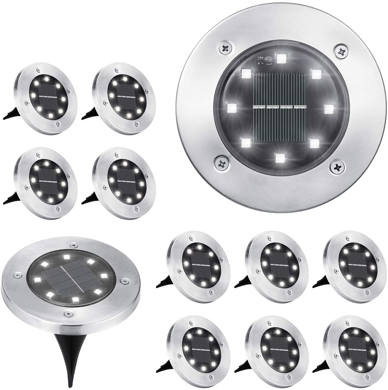 Solar LED Inground Disk Lights – Wholesalesend
