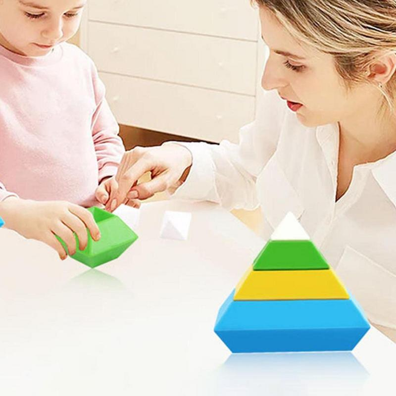 Stacking Toys Pyramid Blocks – Wholesalesend